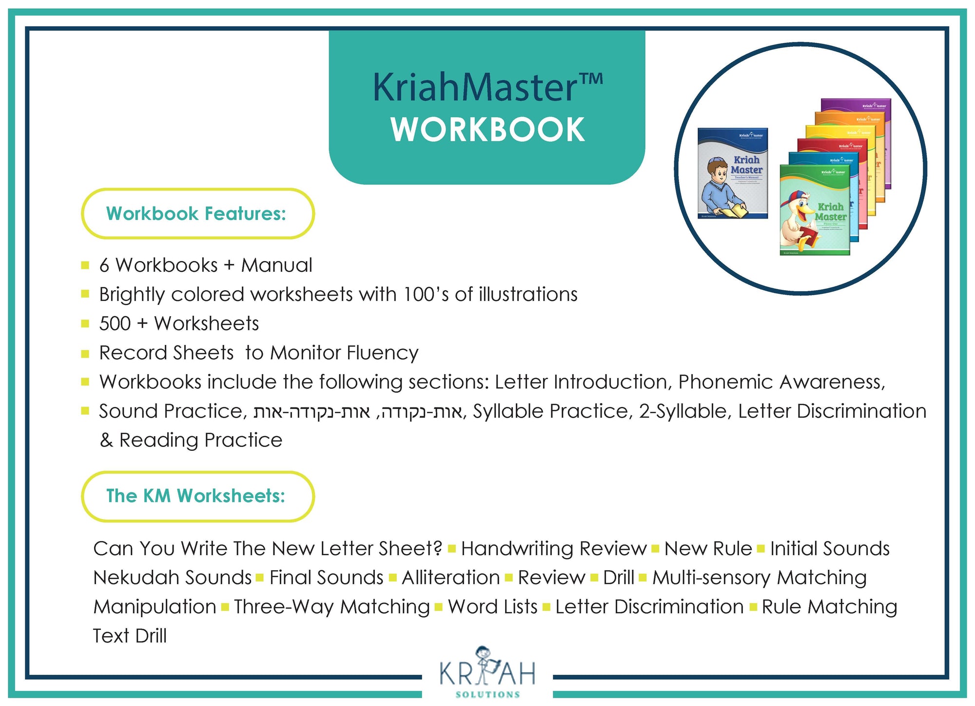 KriahMaster™ Workbook – Kriah Solutions